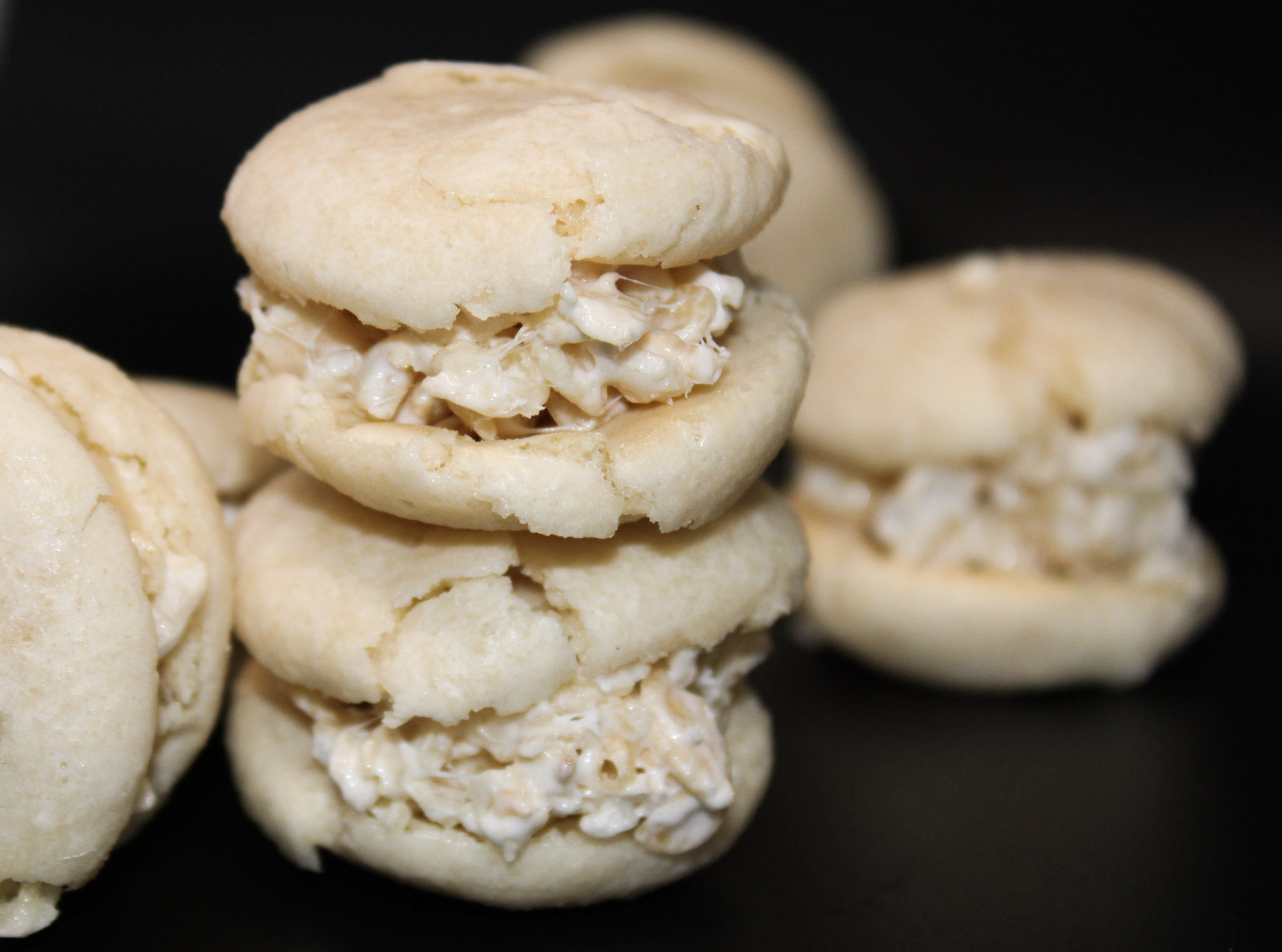 Rice Crispy Macarons - MoodFood Kitchen